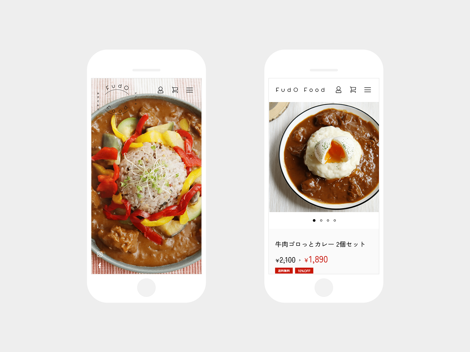 Fudo Food : TRACE inc. 株式会社TRACE : 大阪府のホームページ制作
